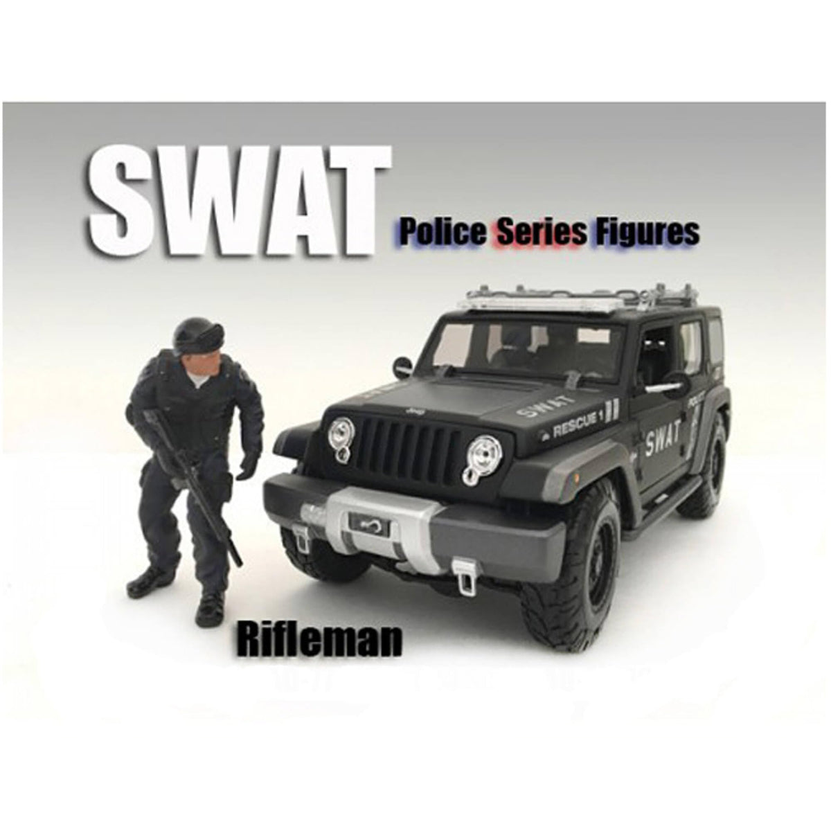 American Diorama SWAT Team Rifleman Figure for 1:24 Scale Models ...